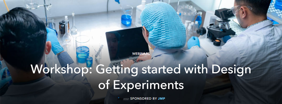 Workshop: Getting started with Design of Experiments - MVA